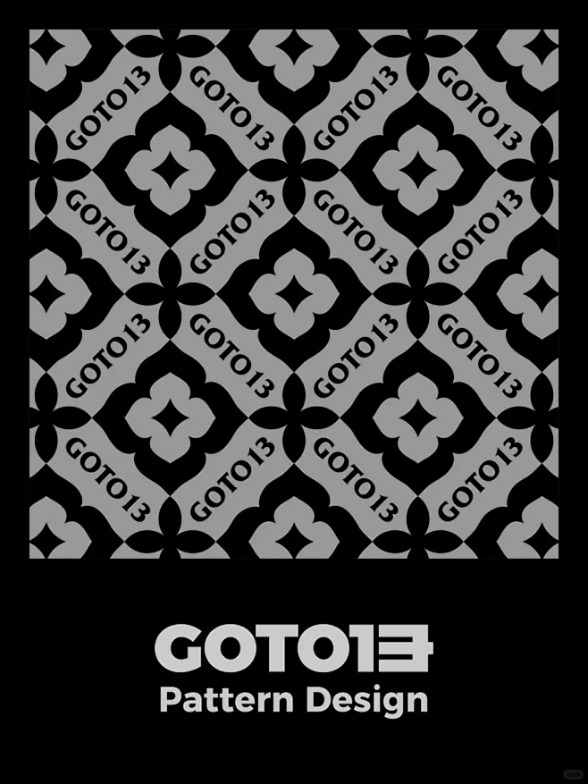 柿蒂纹图案纹样设计｜GOTO13_1_GOTO13_来自小红书网页版-花瓣网