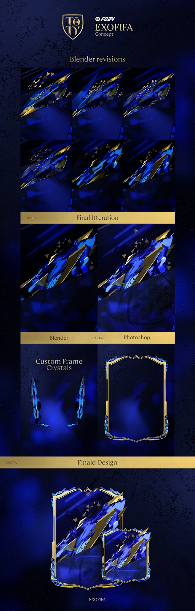 easports FIFA football soccer Sports Design card design eafc EAFC TOTY ...