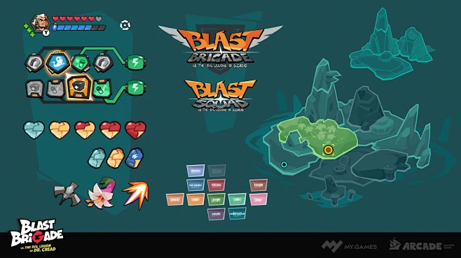 BLAST BRIGADE Art part 1-花瓣网