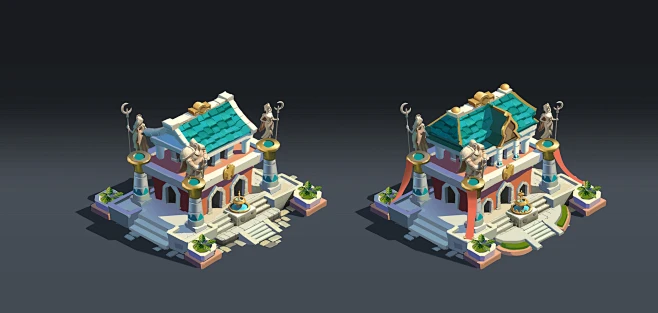 game scene-花瓣网