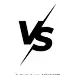 VS versus letters vector logo icon isolated on white background. VS ...