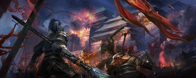 中国风战场气氛图来自cgbook.cn (175)-花瓣网