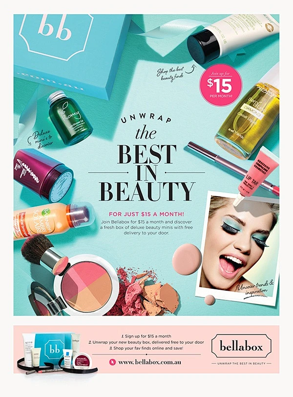 Bellabox 美容杂志DM设计图片_r-日韩风设计图片素材-花瓣网