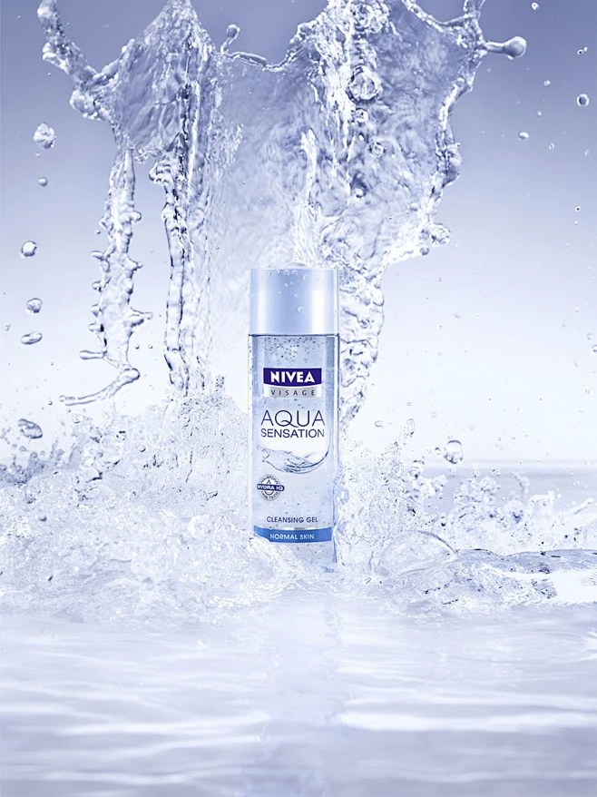 nivea aqua sensation : Nivea Aqua Sensation Water Splash图片_护肤类 洁面图片素材-花瓣网