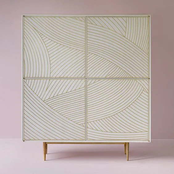 British designer Bethan Gray has updated the ornate cabinet series she ...