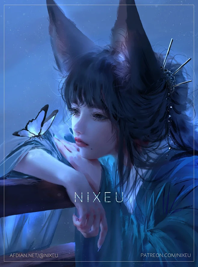 原画师：NIXEU-花瓣网