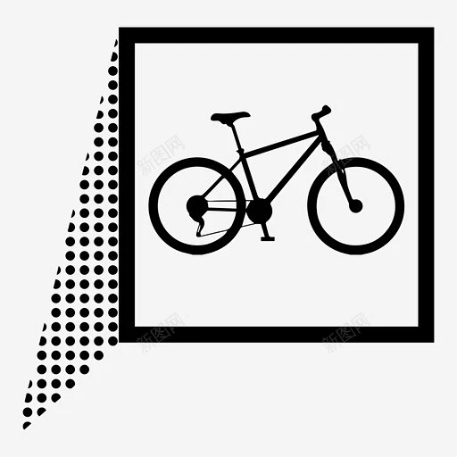 自行车道自行车商店比赛图标 骑行 icon 标识 标志 UI图标 设计图片 免费下载 页面网页 平面电商 创意素材-花瓣网