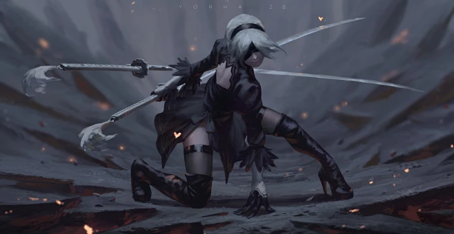 2B by GUWEIZ-花瓣网
