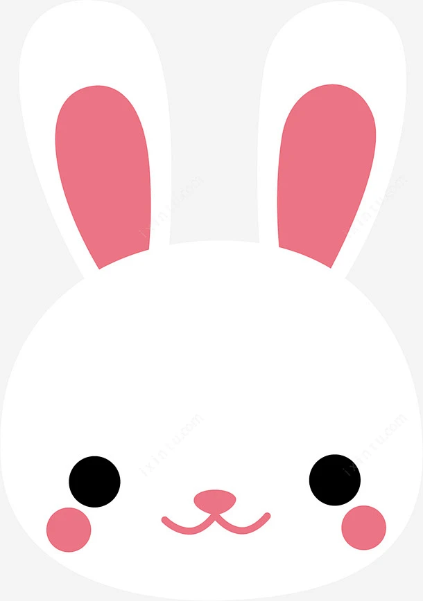 矢量图小兔子头像ai免抠素材_新图网 https://ixintu.com 矢量图 水彩 白色 宠物 动物 小兔子 可爱 呆萌-花瓣网