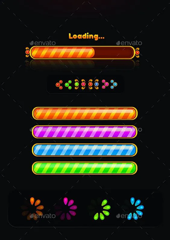 Process bar Loading Games (Miscellaneous)-花瓣网