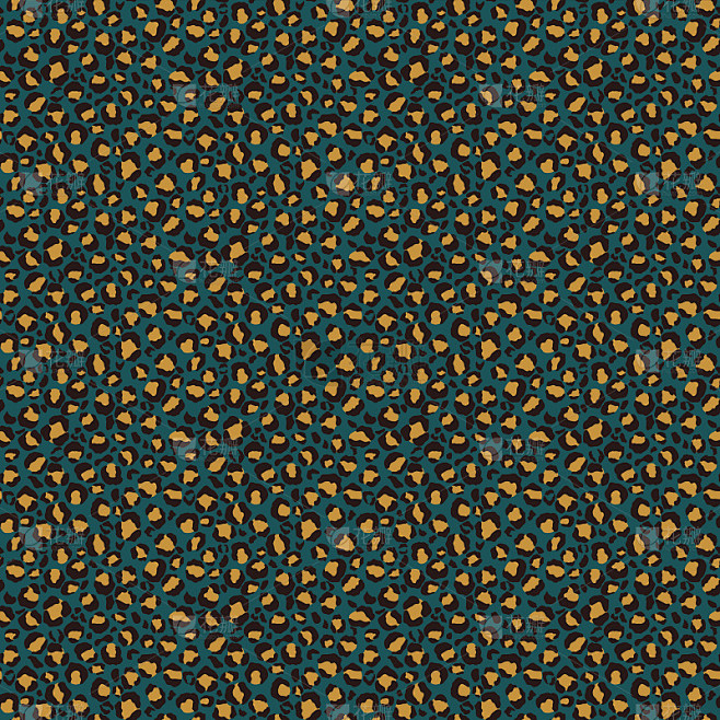 Funky Leopard Print Seamless Pattern