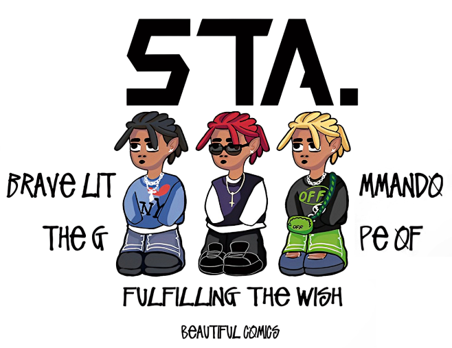 STA-RMD-SR春夏国潮简约字母印花宽松圆领休闲情侣短袖t恤男潮牌