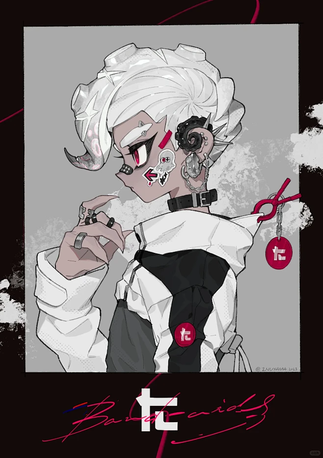 【Procreate】Band-aids | Splatoon3图片_splatoon图片素材-花瓣网