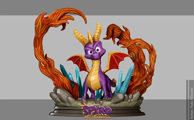 Spyro - Reignited Trilogy, Yuki Mitsuhi : In this project I made a ...