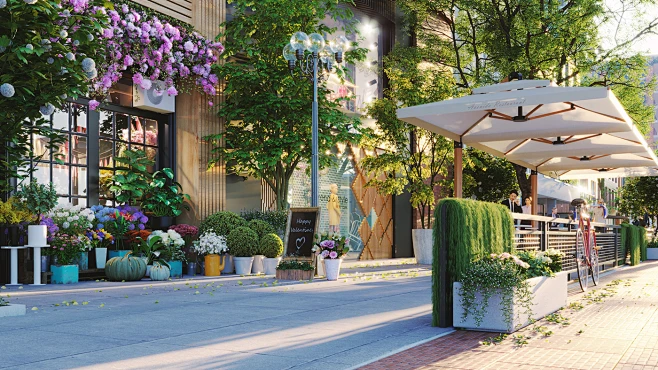 The Flower Shop Street-花瓣网