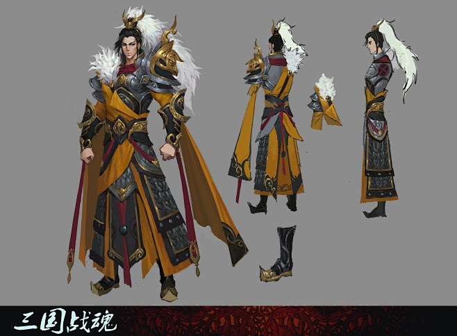 中国风男性角色原画中国风写实角色原画来自cgbook.cn (382)