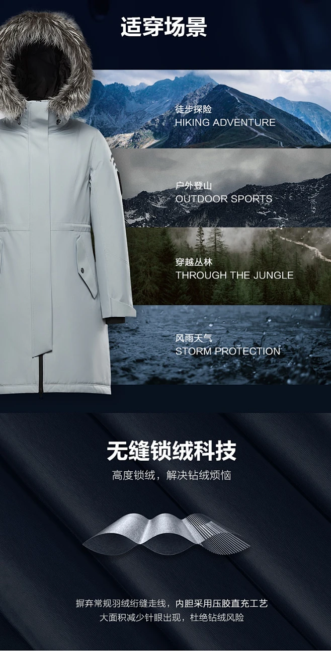 波司登鹅绒羽绒服女中长款2021年冬款GORE-TEX大牌高端洋气外套-tmall.com天猫-花瓣网
