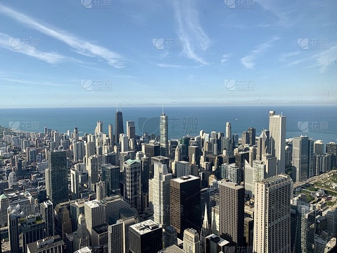 芝加哥天际线城市景观