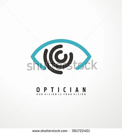 Eye vector logo design idea. Minimalistic logo design layout for ...