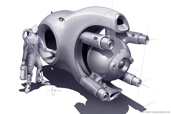 德国设计师Daniel Simon作品赏析（一）_火熊网_原画_CG_个人画廊_3D-花瓣网