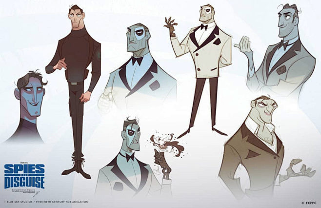 Artes de José Manuel Fernández Oli para Spies in Disguise - THECAB ...