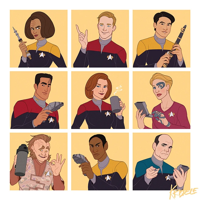 Star Trek Doodles-花瓣网