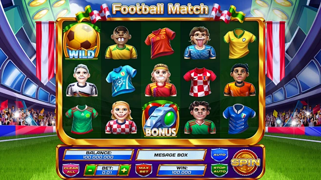 Game reels for the slot machine "Football Match"-花瓣网