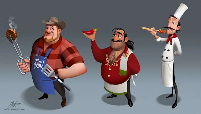 World Chef Characters-花瓣网