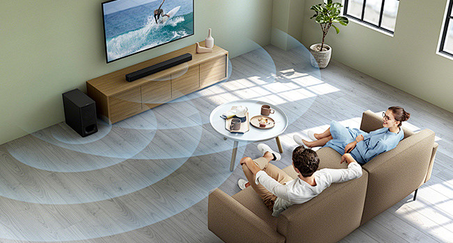 2.1ch front surround sound