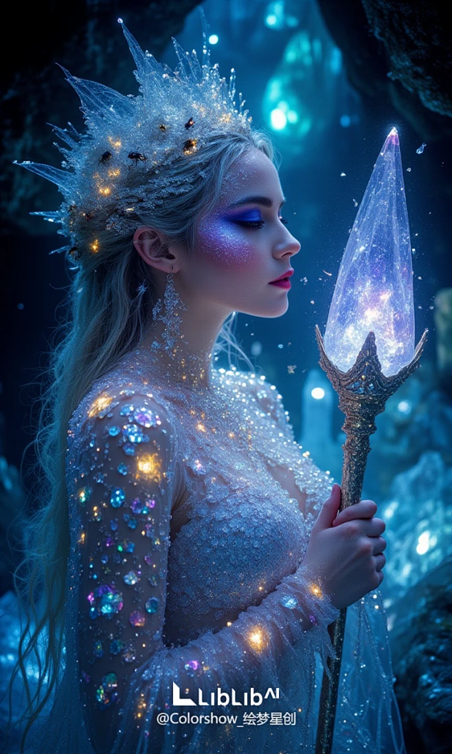 北欧神话--魔幻人像_换上你的脸，你就是女神-Checkpoint-Colorshow23不闲聊-LiblibAI-花瓣网