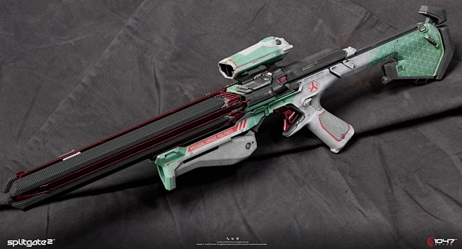 Splitgate 2 - Meridian Burst Rifle NanoSwarm -花瓣网