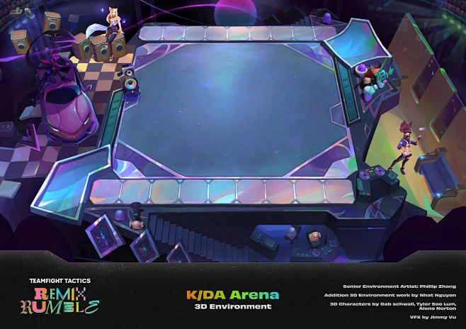 K/DA Arena - Remix Rumble - Teamfight Tactics-花瓣网