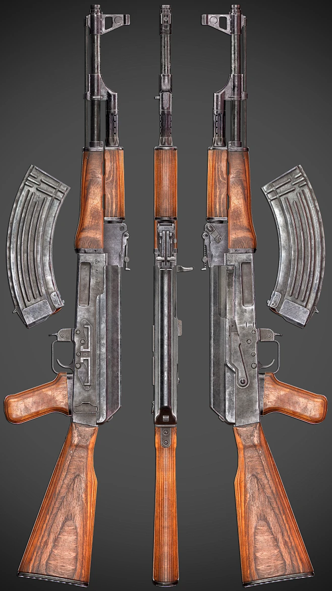 AK 47 Type 3-花瓣网