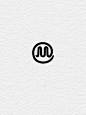 首字母M图形灵感，字母LOGO设计分享