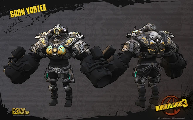 Borderlands 3 - Goons Vortex and hair, KEOS MASONS : Group effort from ...