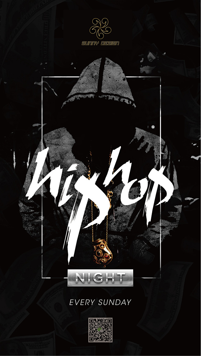 160904-Hip Pop Night-每周日-Poster-Layout-01