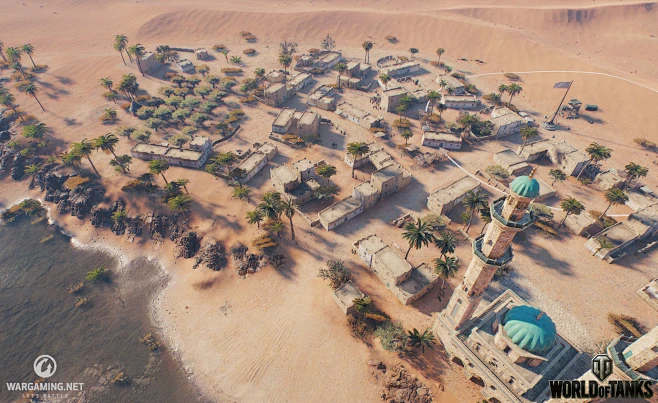 WoT: Desert, Karyna Trychyk : This map was part of the pack of HD maps ...