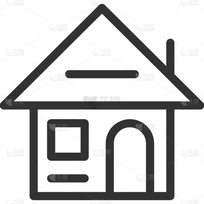 ICON-矢量房屋楼房建筑图标17
