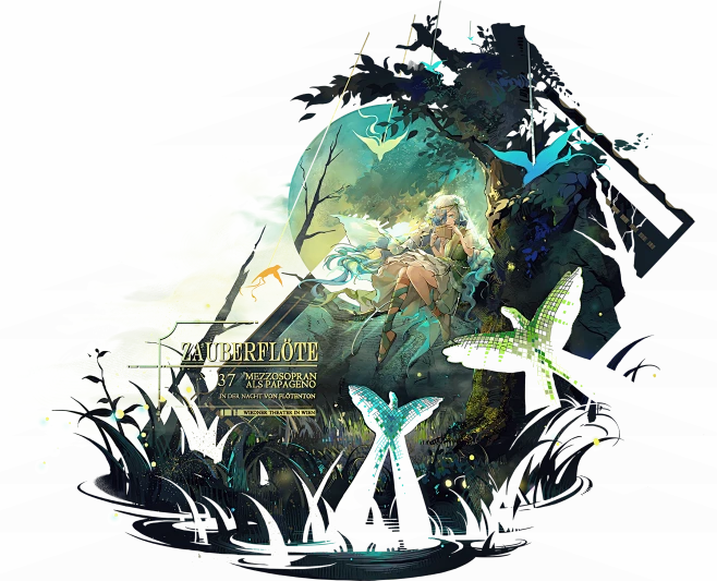 重返未来1999高清立绘——37 快乐的捕鸟人 - 哔哩哔哩-花瓣网