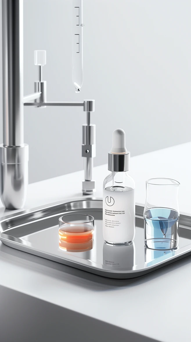 xinhe_hr_Product_photography_a_bottle_of_white_square_skin_care ...