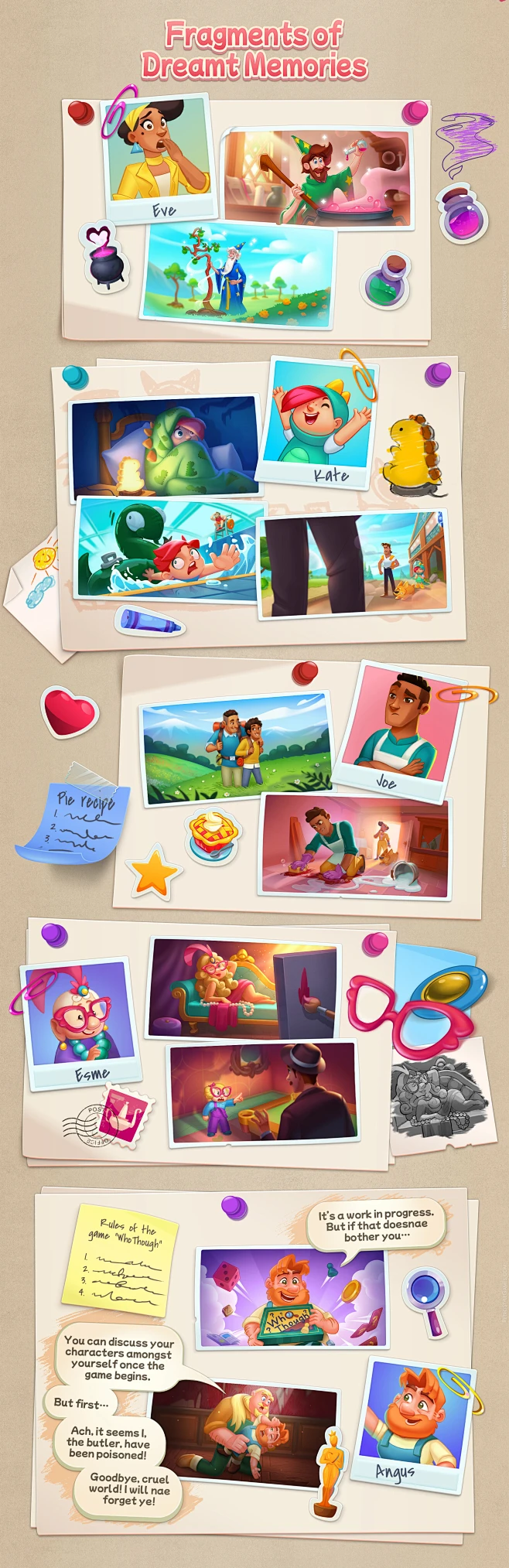 Merge Game 2D Illustrations | Love & Pies-花瓣网