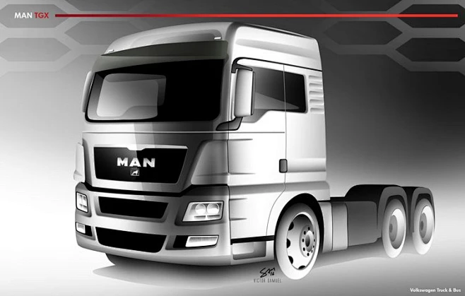 Volkswagen/ MAN products illustrations : Illustrations of the product ...