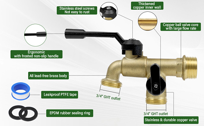 outdoor spigot, outdoor faucets, water faucet outdoor, garden hose ...