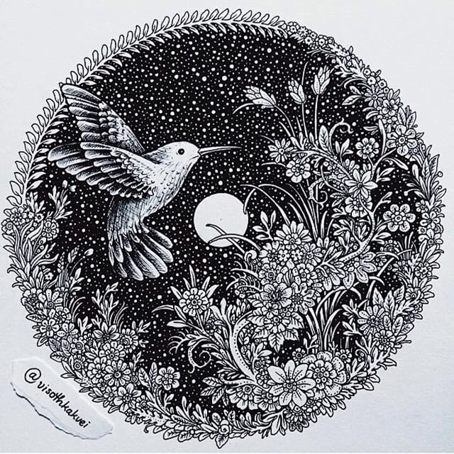 paint by Visoth Kakvei，from INS-花瓣网