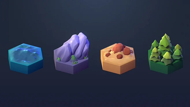 3dart cartoon game gameart gamedev stylized-花瓣网