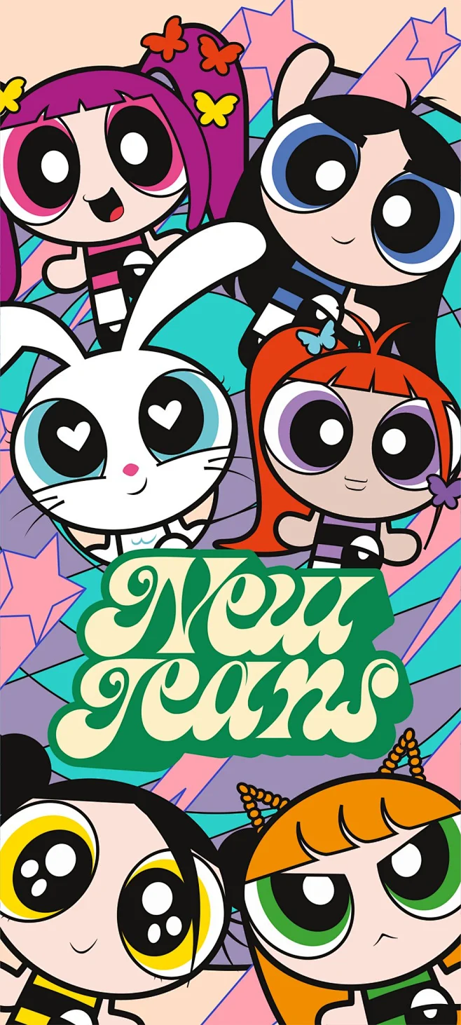 newjeans 飞天小女警 壁纸wallpaper-花瓣网