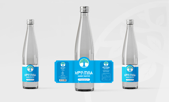 Ambo mineral water label redesign – Packaging Of The World