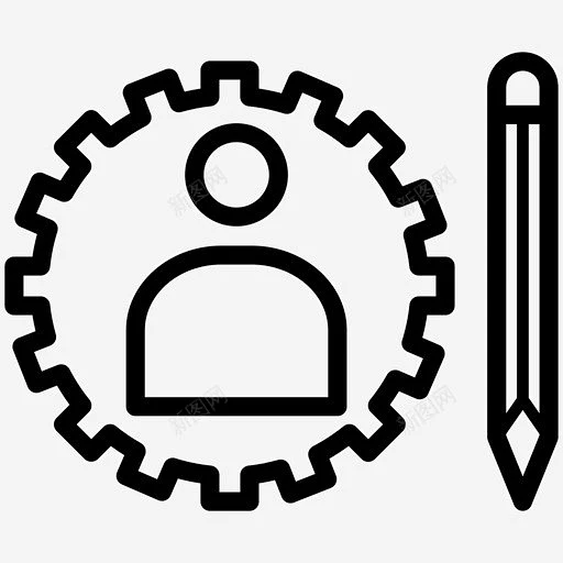 个人发展能力cog图标 设计图片 免费下载 页面网页 平面电商 创意素材-花瓣网