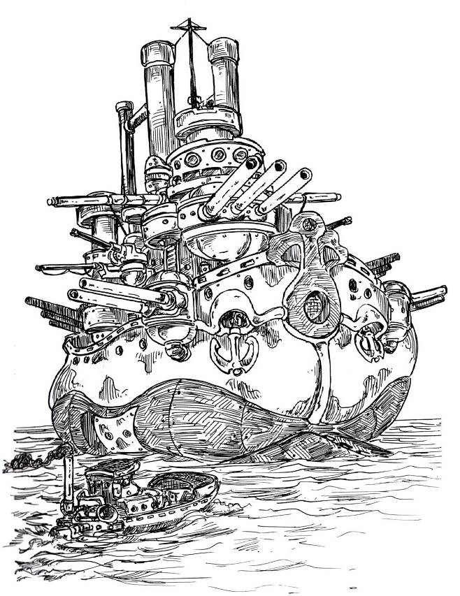 蒸汽朋克场景原画蒸汽朋克场景气氛图来自cgbook.cn (176)