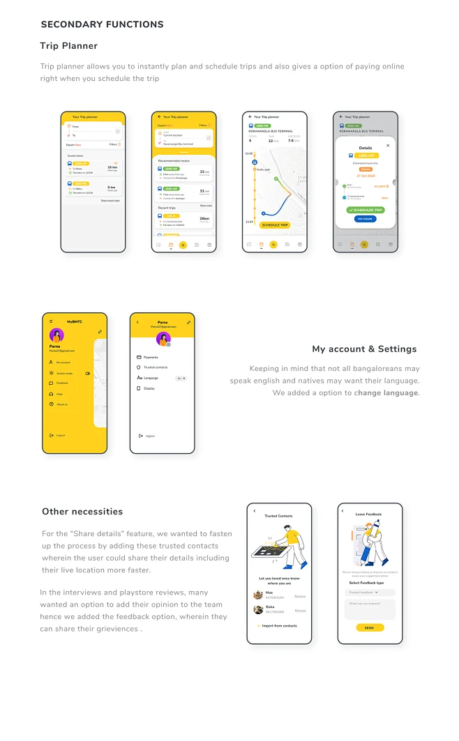 巴士公共汽车app redesign bus tracking app Case Study design iOS App product design UX Case Study UX ...